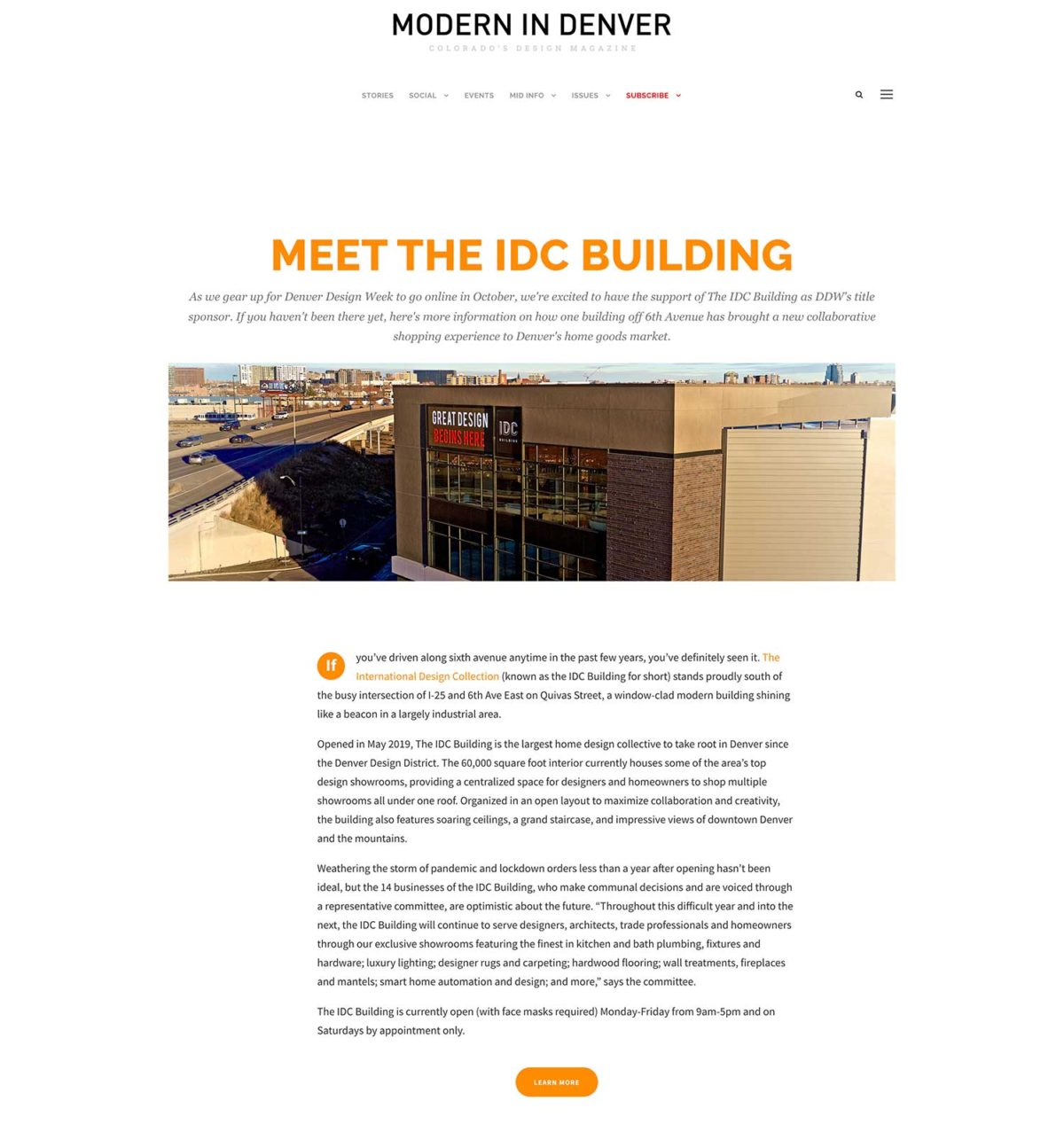 Modern in Denver | Meet the IDC - IDC Building Design Center in Denver